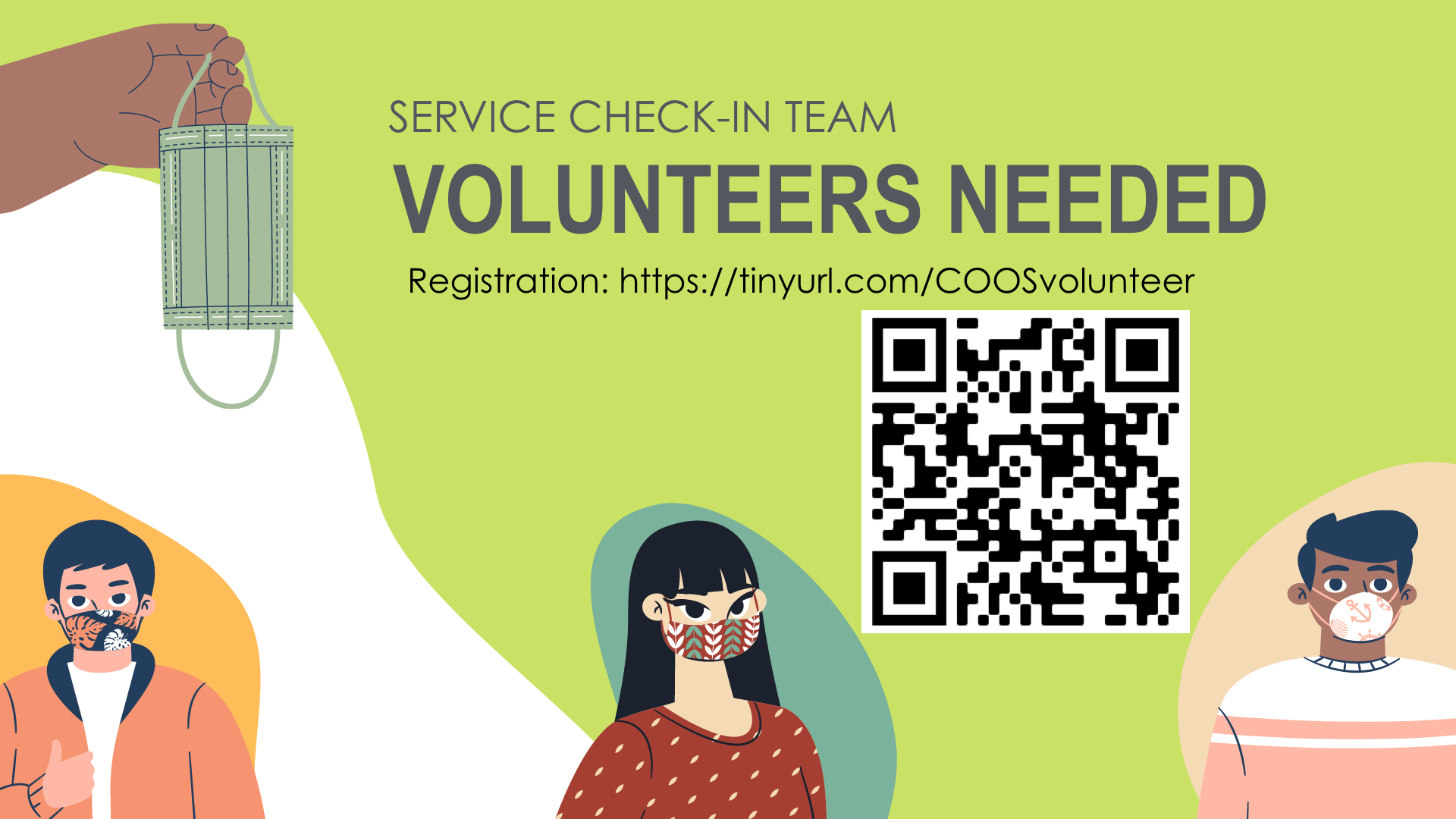 Volunteers Needed (Service Check-In Teams) - Church of Our Saviour ...